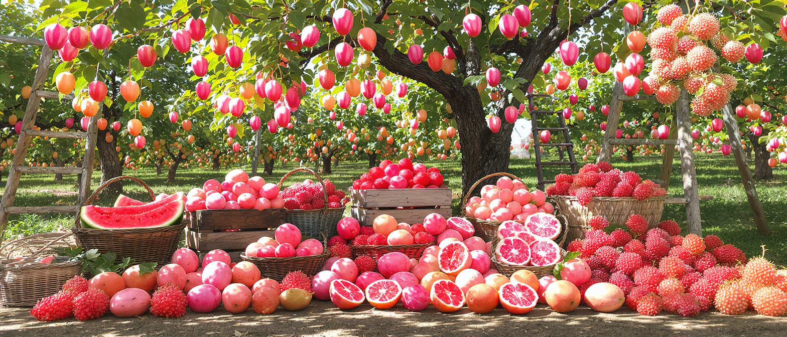 25 fruits roses insolites à découvrir