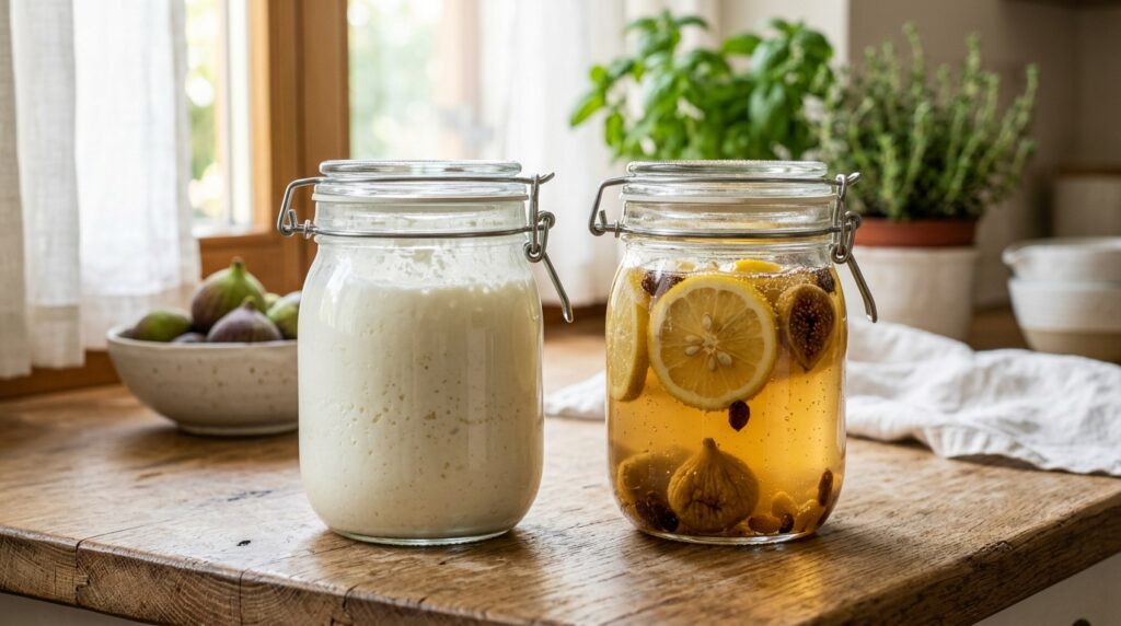 Conserver les graines de kefir : garder les ferments vivants