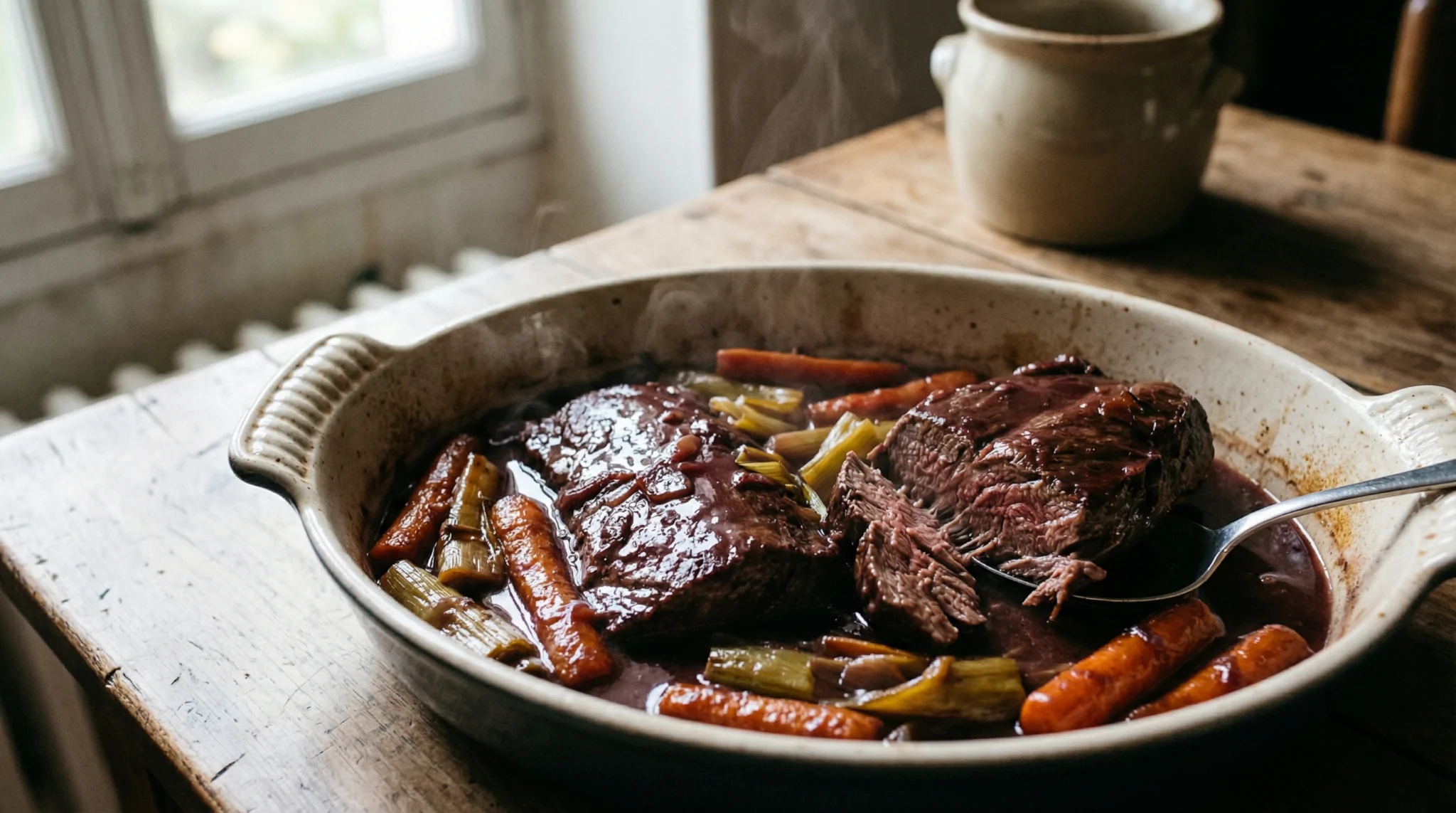 Beef Flank Steak: My Tender Recipe Slow-Cooked in Red Wine